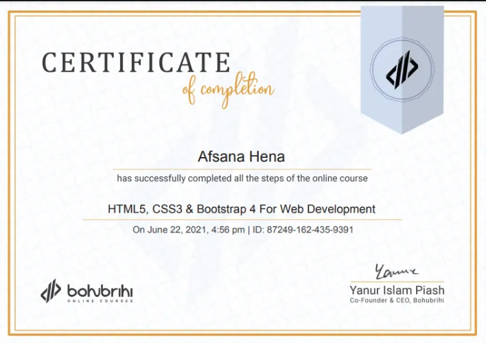 Welcome! It's Afsana!